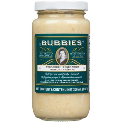 Bubbies Prepared Horseradish 250 ml