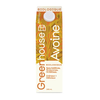 Greenhouse Boisson Avoine biologique 946ml
