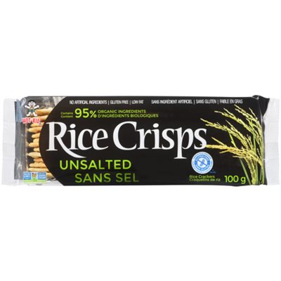 Hot-Kid Rice Crisps Rice Crackers Unsalted 100 g