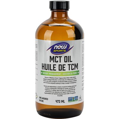 Now Huile Mct 100% Pure 473Ml