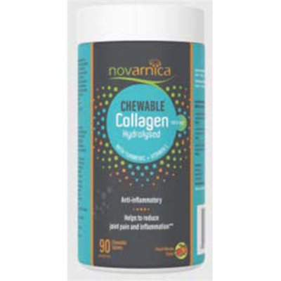 Novarnica Collagène croquable anti-inflamatoire Saveur de pêche et ...