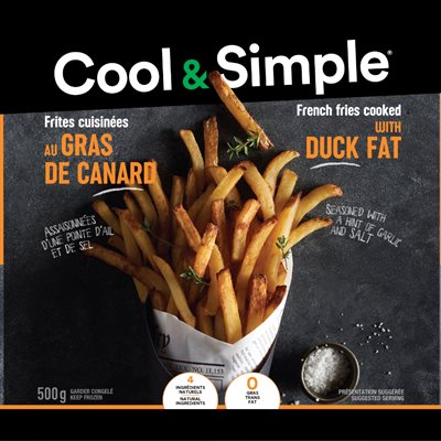 Cool & Simple French Fries Cooked With Duck Fat