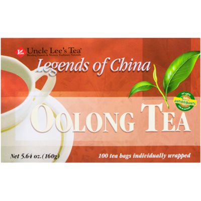 Uncle Lee's Tea Legends of China Oolong Tea 100 Tea Bags Individually ...
